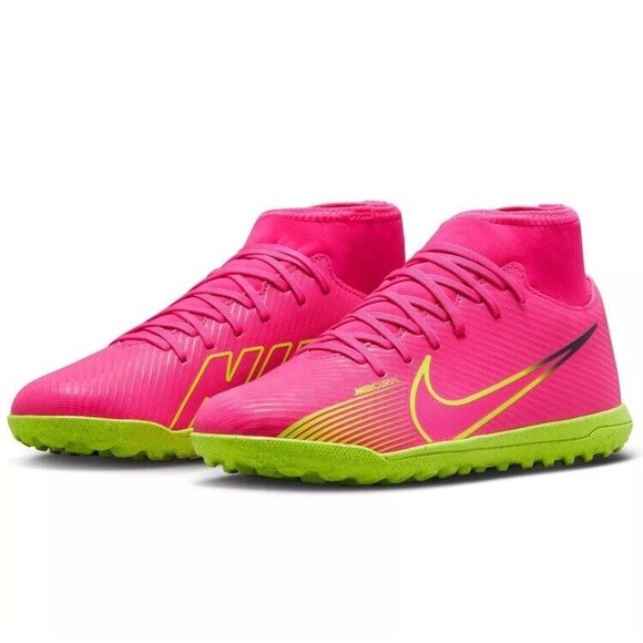 Nike | Shoes | Nike Jr Mercurial Superfly Club Pink Soccer Cleats Mid ...